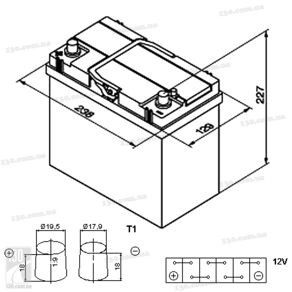 Bosch S4 Silver 545 158 033 45 Ah — car battery left “+” for Asia type cars