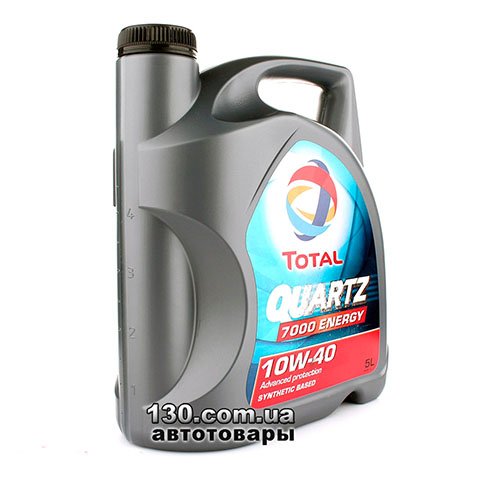 Total Quartz 7000 Energy 10W-40 — моторное масло полусинтетическое — 5 л