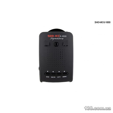 Sho-Me G-1000 Signature — radar-detector